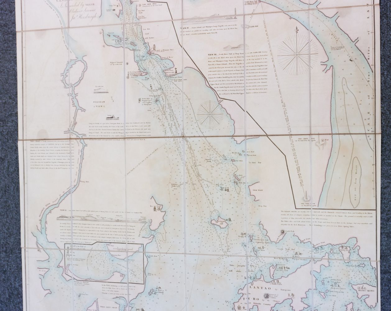 Lot 185 - Pearl River. Horsburgh (James)..., Chart of