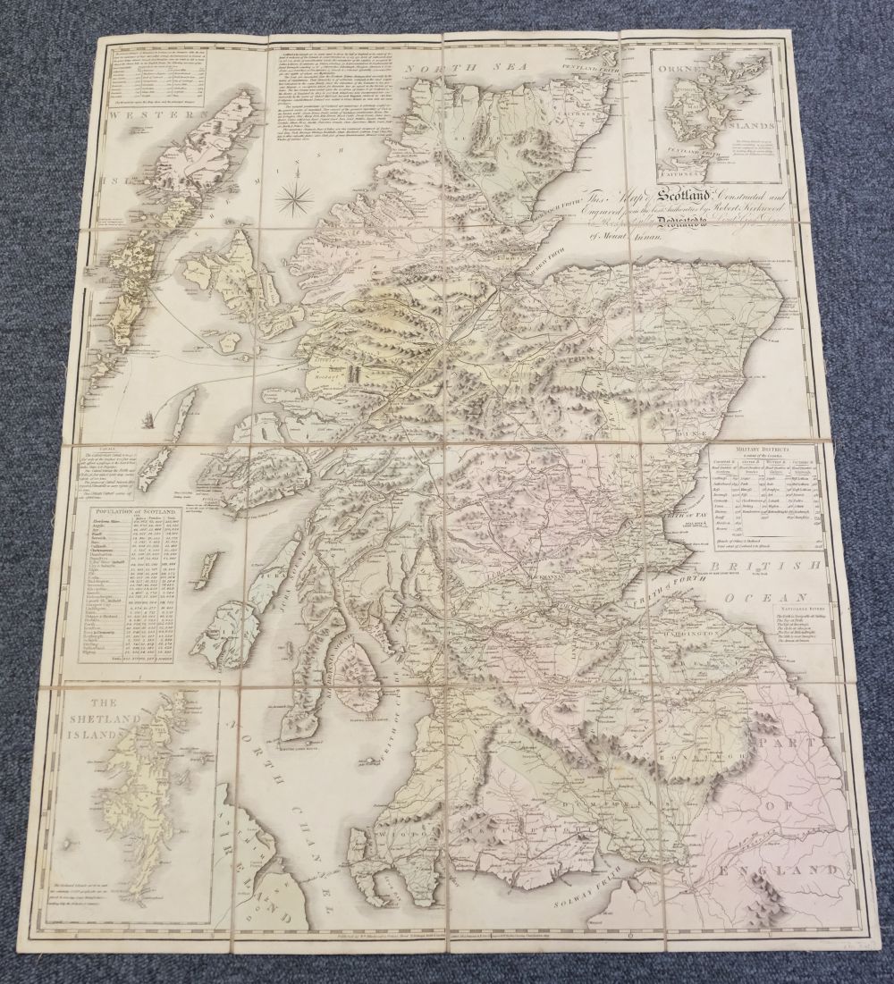 Lot 144 - Folding Maps. A Collection of six maps,