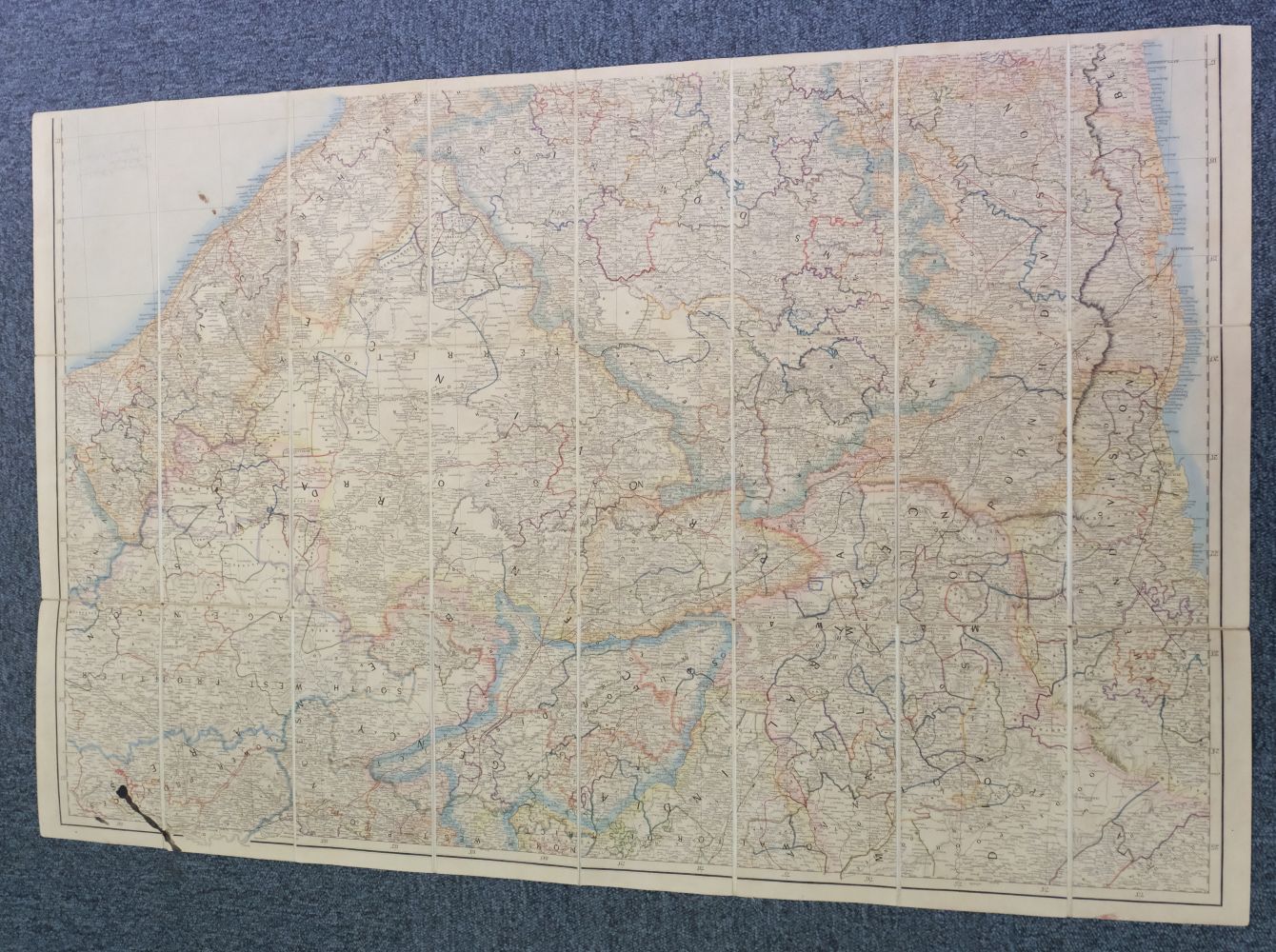 Lot 144 - Folding Maps. A Collection of six maps,