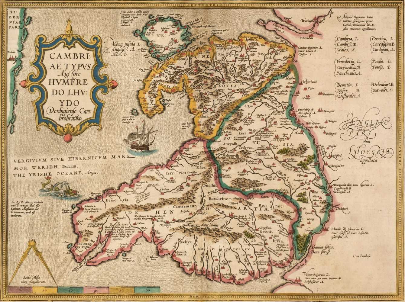 Lot 208 - Wales. Ortelius (Abraham & Lhuyd Humphrey),