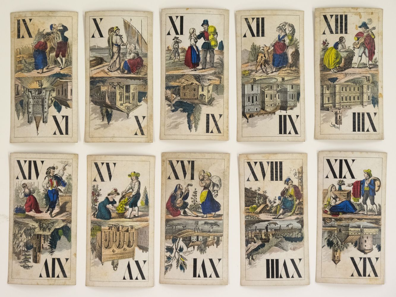 Lot 535 - Austrian Tarock. A deck of monkey tarock