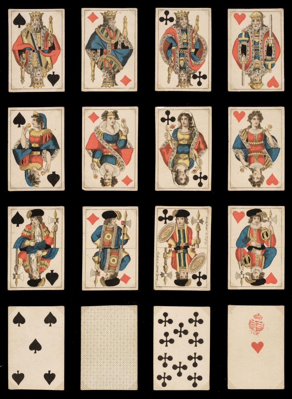 Lot 242 - German playing cards. Family of the Paris
