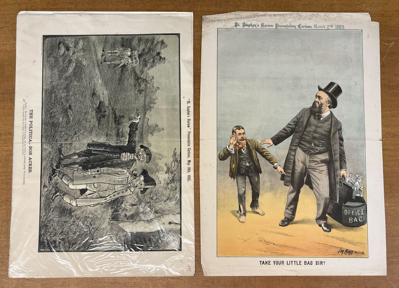 Lot 168 - Caricatures. A collection of 35 caricatures,