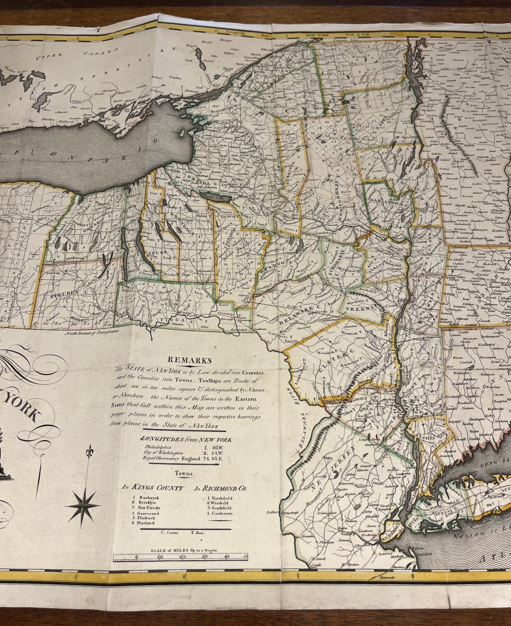 Lot 127 - New York State. De Witt (Simeon), A Map of