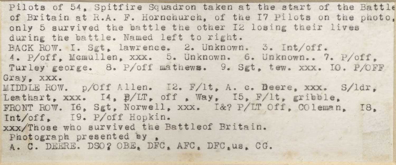 Lot 459 - Air Commodore Alan Christopher Deere, DSO,