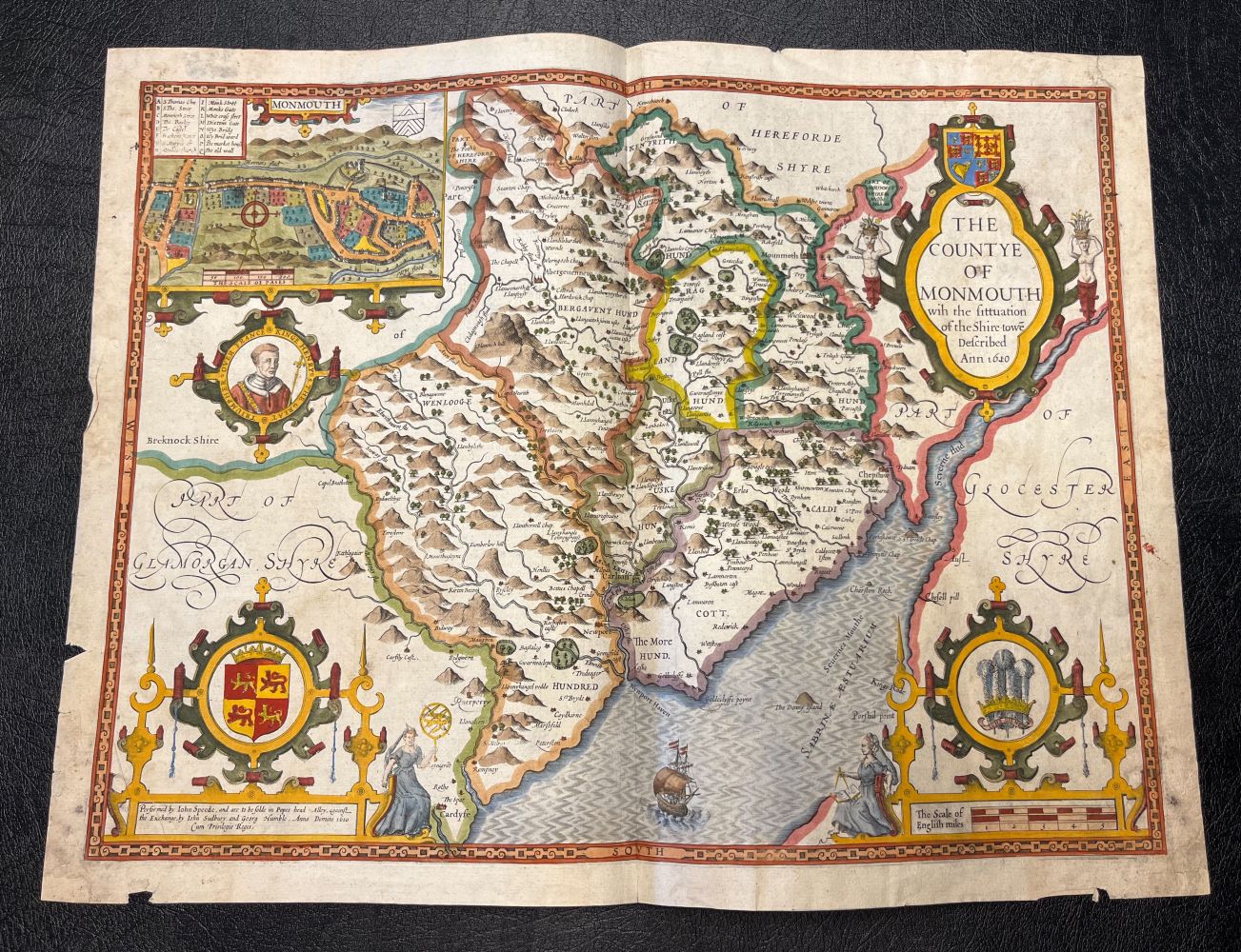 Lot 125 - Monmouth. Speed (John), The Countye of