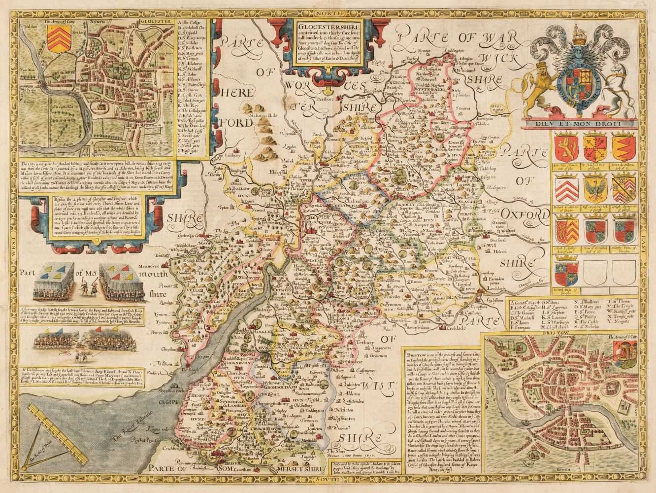 Lot 105 - Gloucestershire. Speed (John),