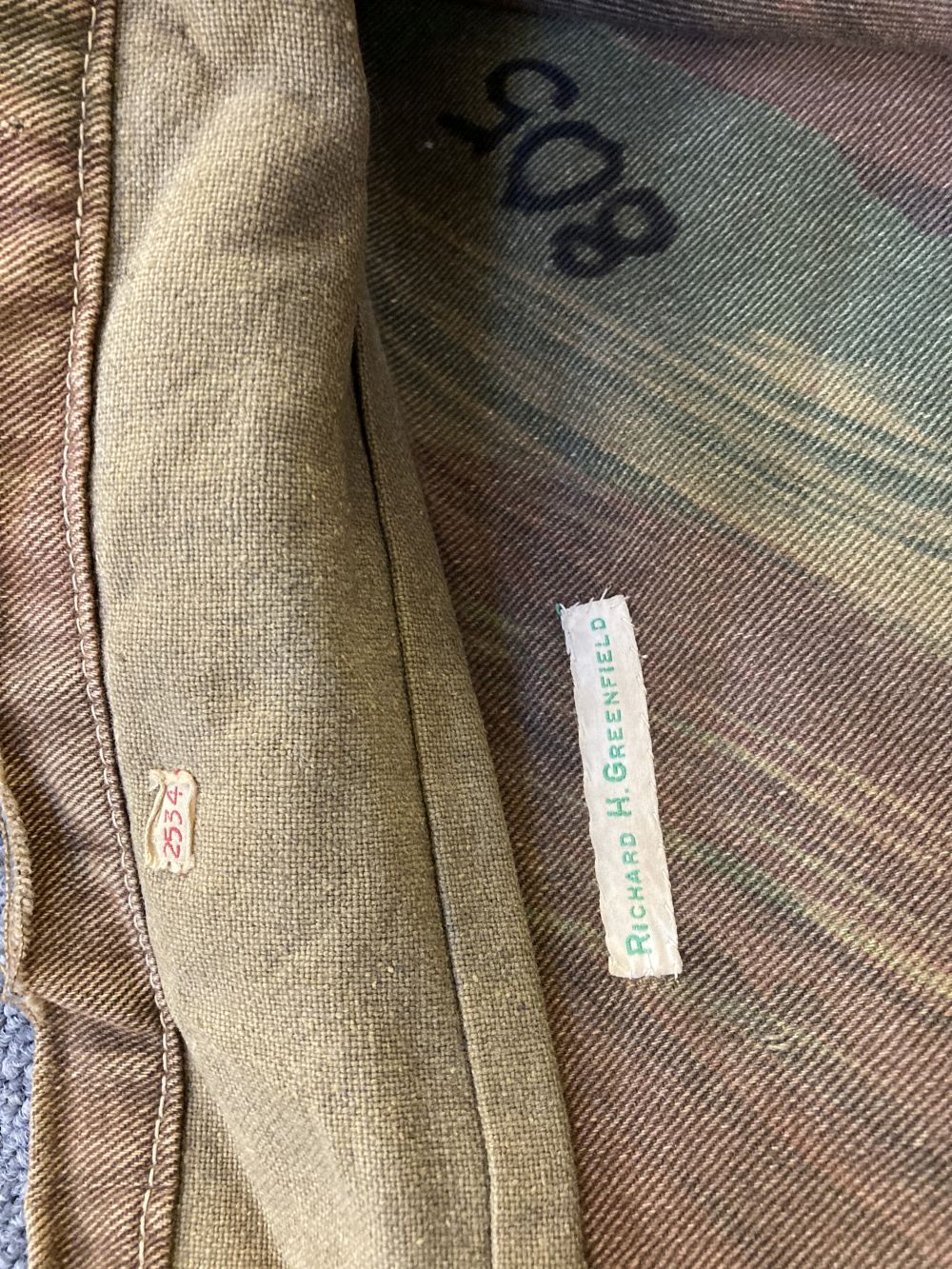 Lot 35 - Denison Smock. WWII Airborne Troops Denison