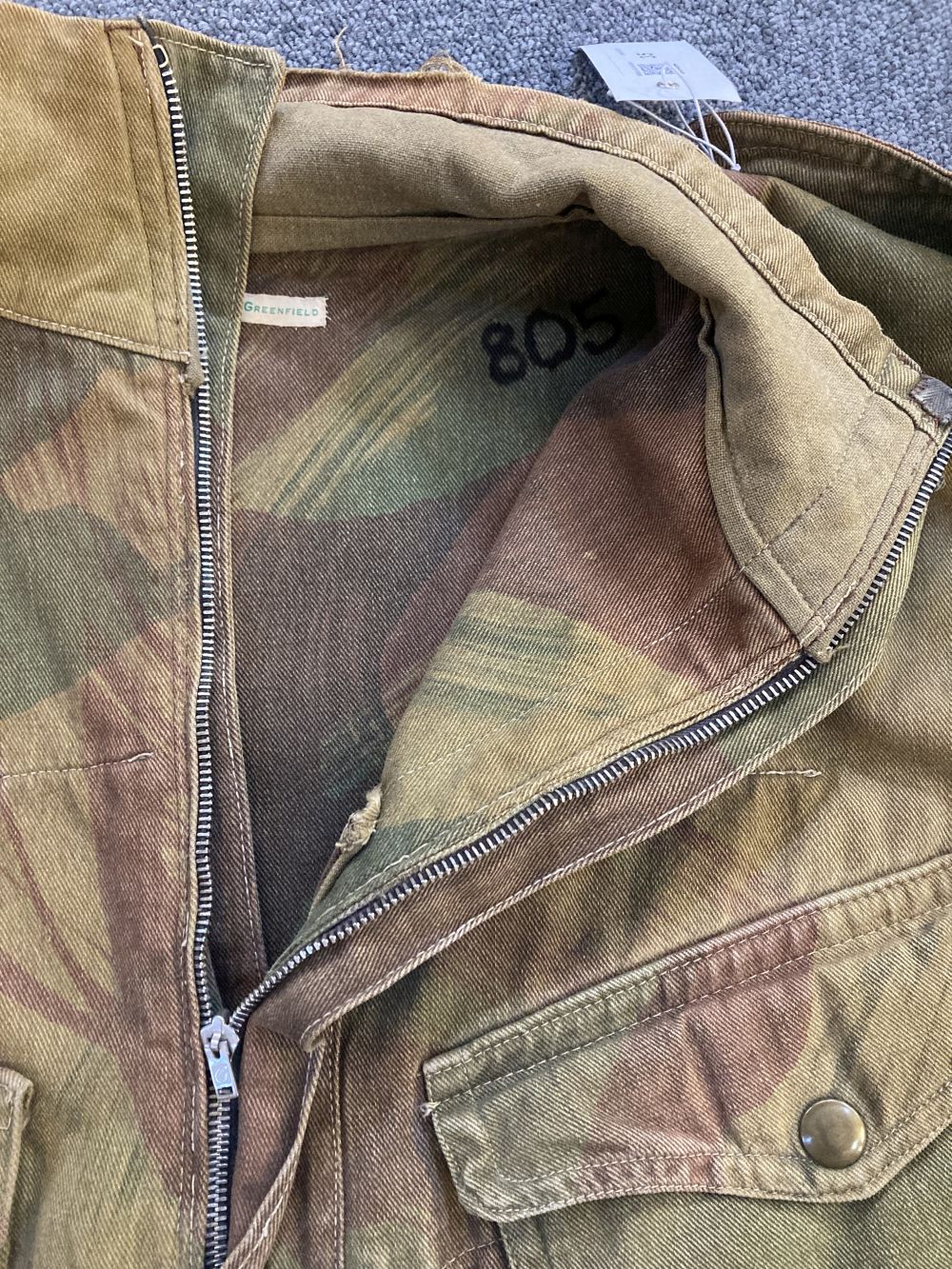 Lot 35 - Denison Smock. WWII Airborne Troops Denison