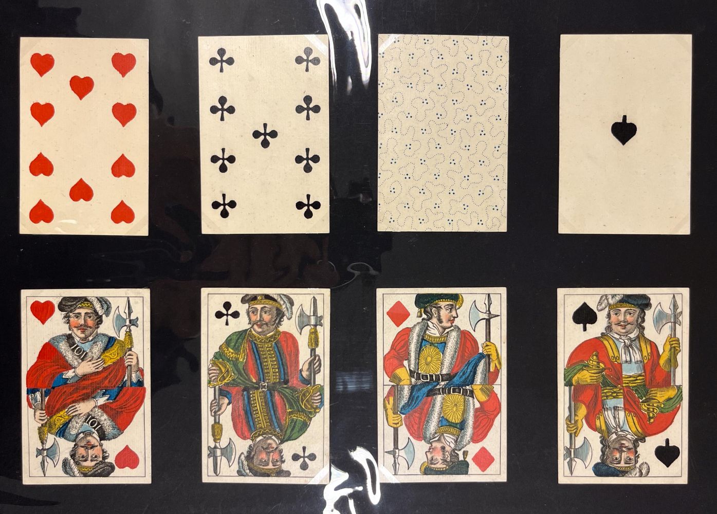 Lot 244 - German playing cards. Hamburg pattern,