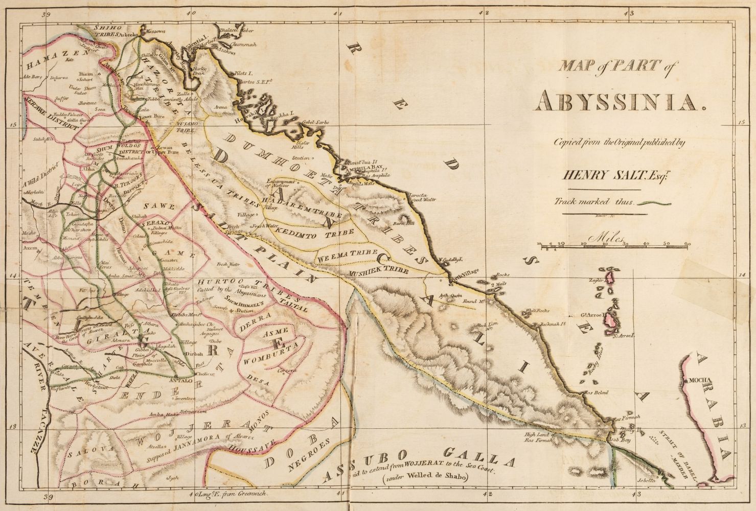 Lot 32 - Salt (Henry). A Voyage to Abyssinia, 1st US