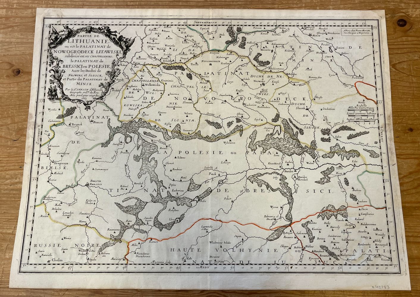 Lot 112 - Lithuania. Sanson (Nicholas), Partie du