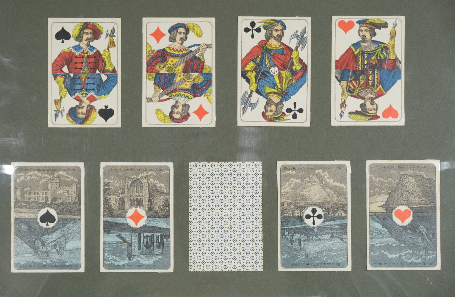 Lot 253 - German playing cards. Swiss Canton Costumes,