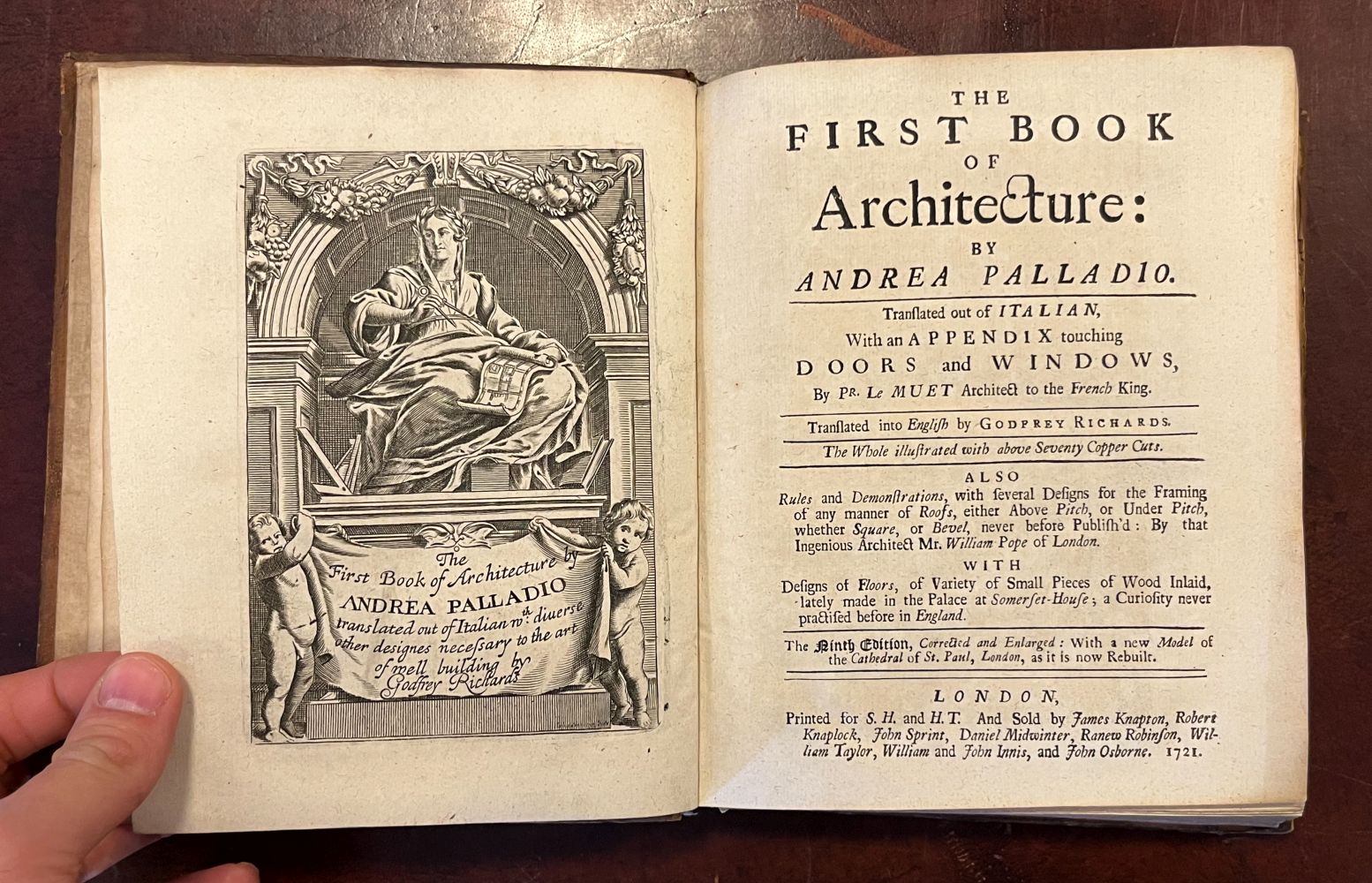 Lot 398 - Palladio (Andrea). The First Book of