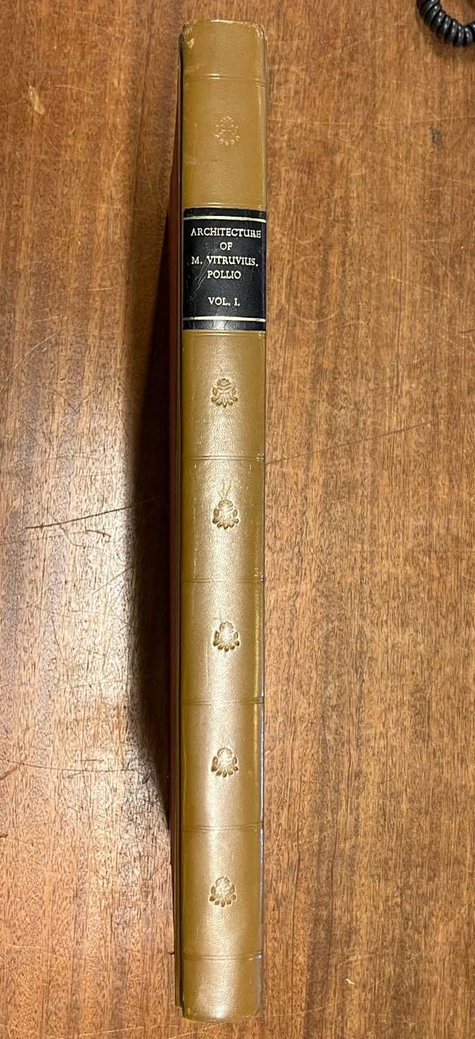 Lot 405 - Vitruvius (Pollio Marco). The Architecture,