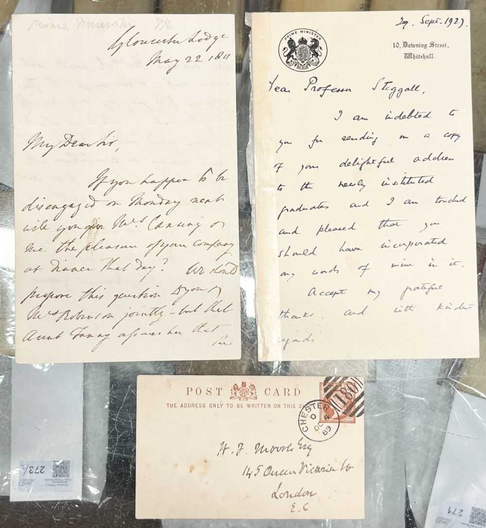 Lot 203 - Canning (George, 1770-1827). Autograph