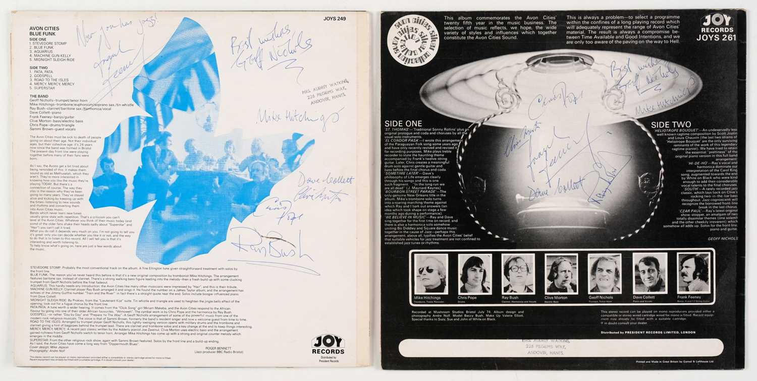 Lot 138 - Signed Records. Collection of signed LPs,