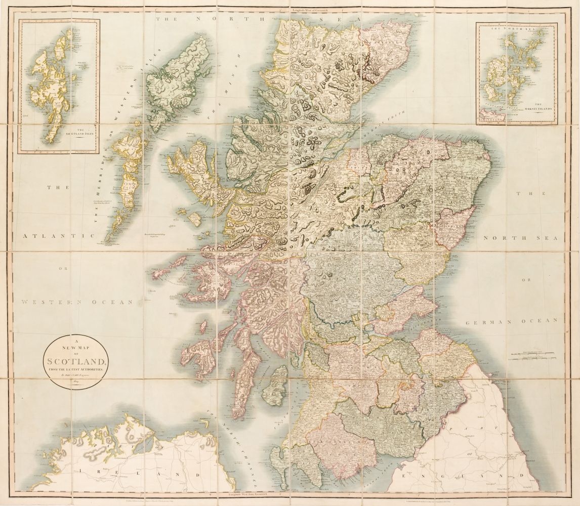 Lot 55 - Scotland. Cary (John), A New Map of Scotland