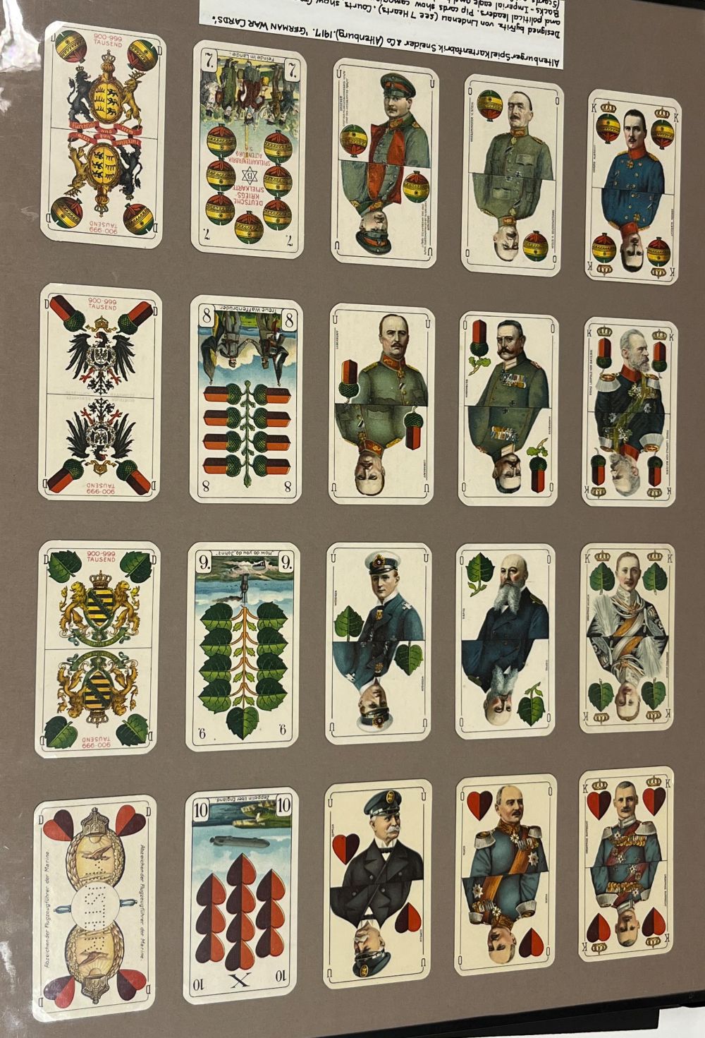Lot 240 - German playing cards. Deutsche Spielkarte No.