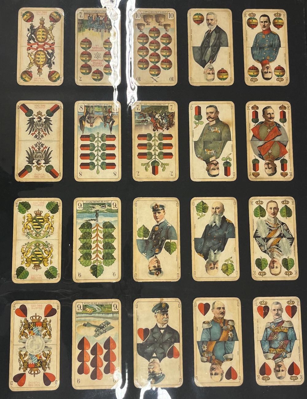 Lot 241 - German playing cards. Deutsche Spielkarten