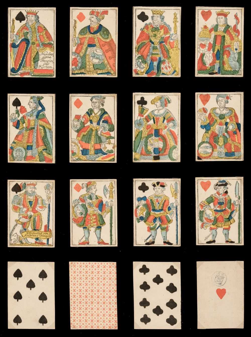 Lot 252 - German playing cards. Non-standard