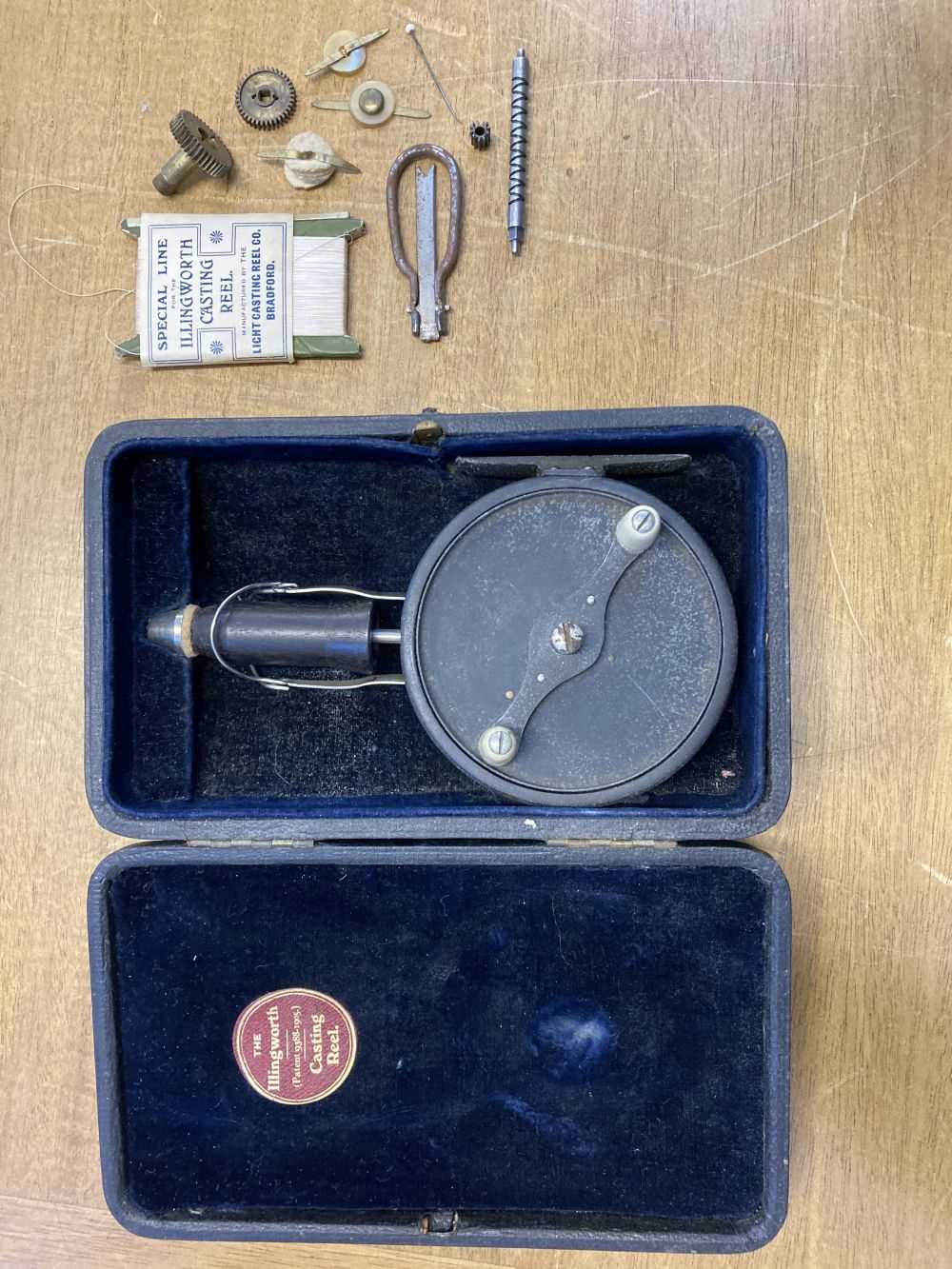 Lot 422 - Fishing Reel. Illingworth No 1 Threadline
