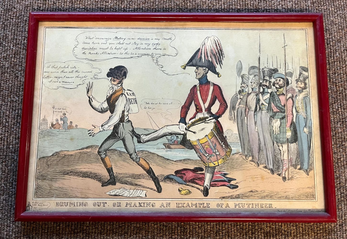 Lot 207 - Heath (William). Eight caricatures relating