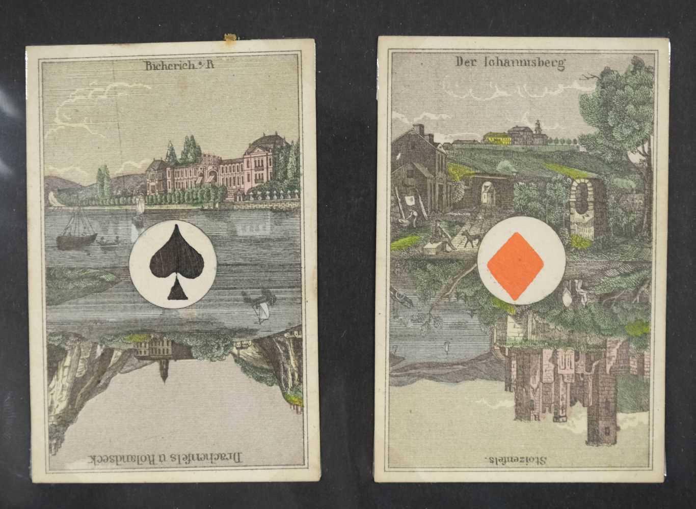 Lot 245 - German playing cards. Hamburg playing cards,