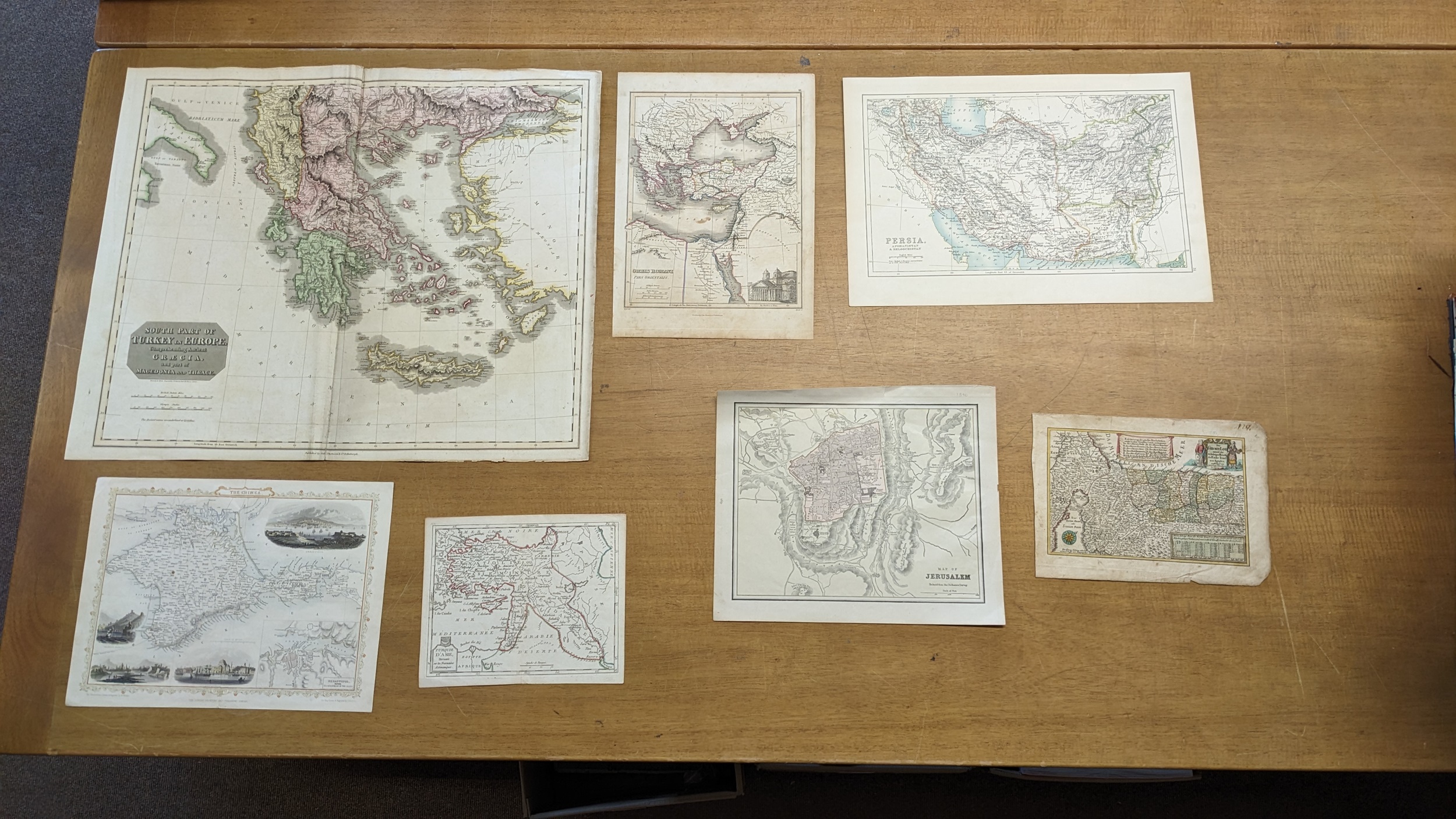 Lot 45 - Maps. A collection of approximately 40