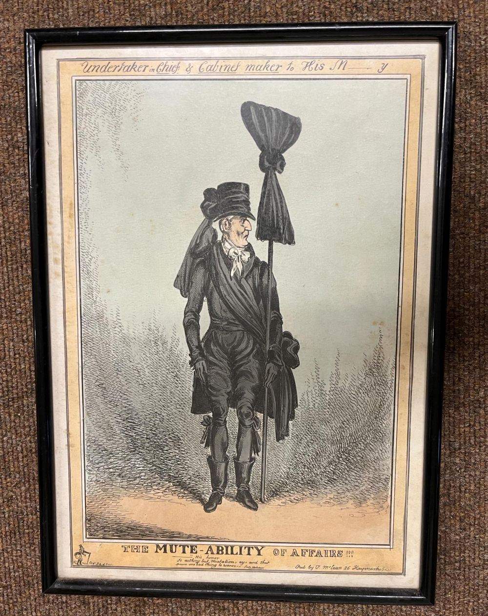 Lot 208 - Heath (William). Ten caricatures of the Duke