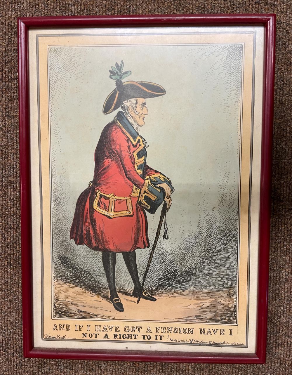 Lot 208 - Heath (William). Ten caricatures of the Duke