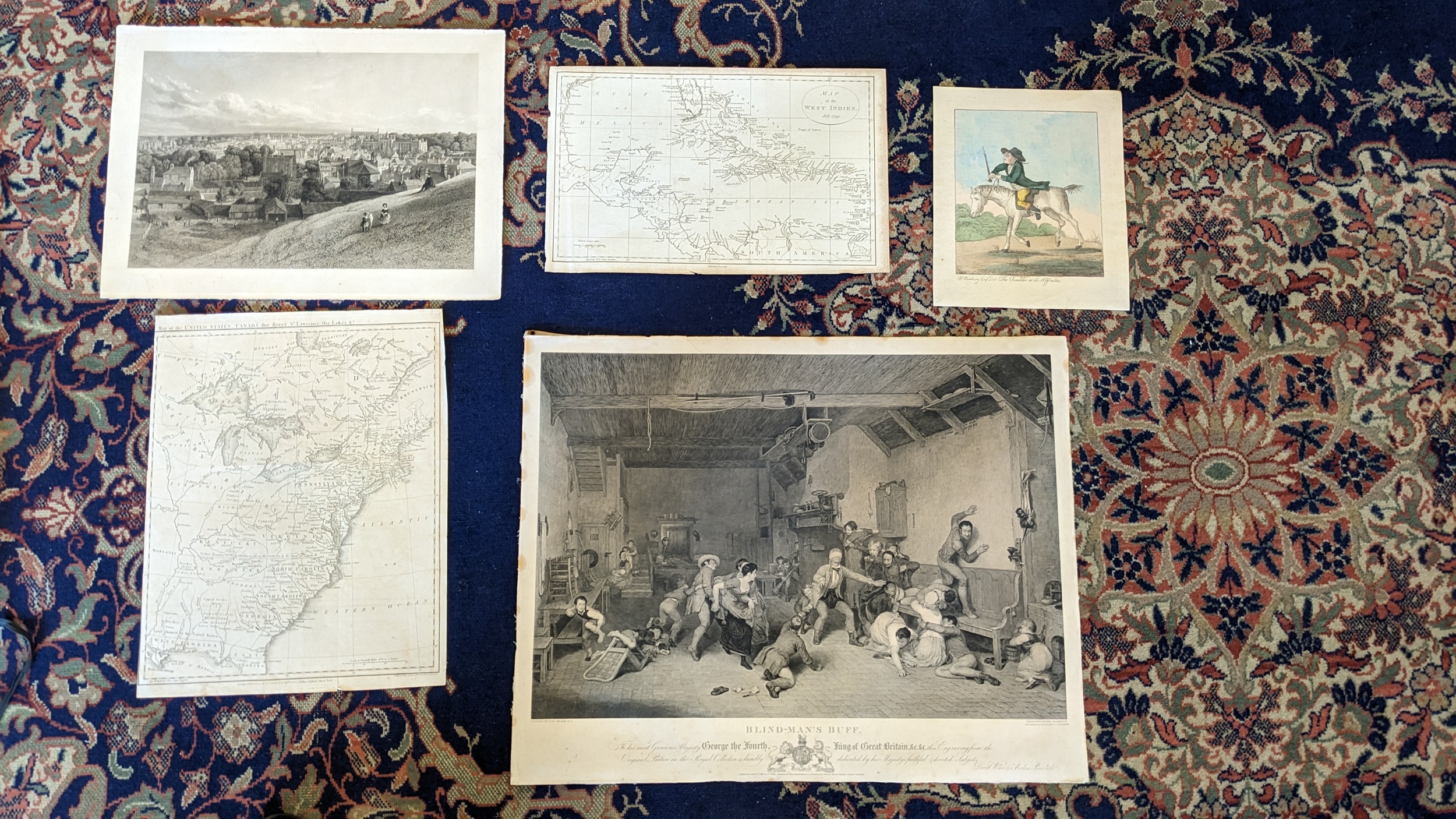 Lot 107 - Prints, Engravings and Maps. A collection of