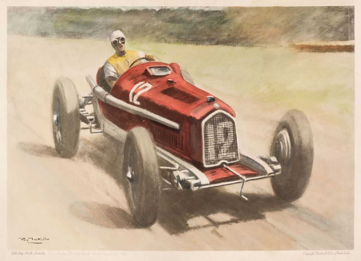 Lot 211 - Nockolds (Roy). Two large motor racing