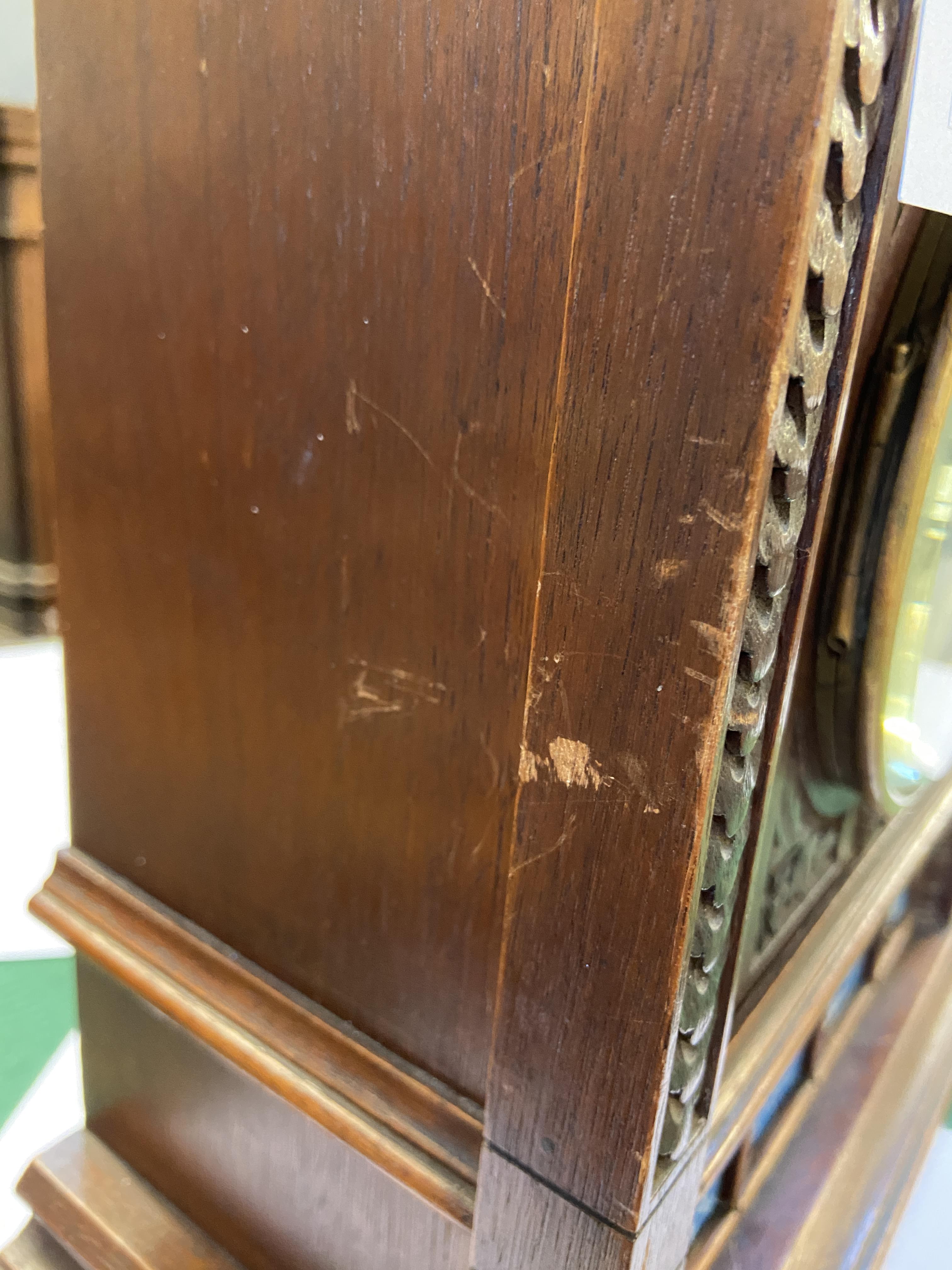 Lot 417 - Clock. A Victorian Aesthetic period mantel