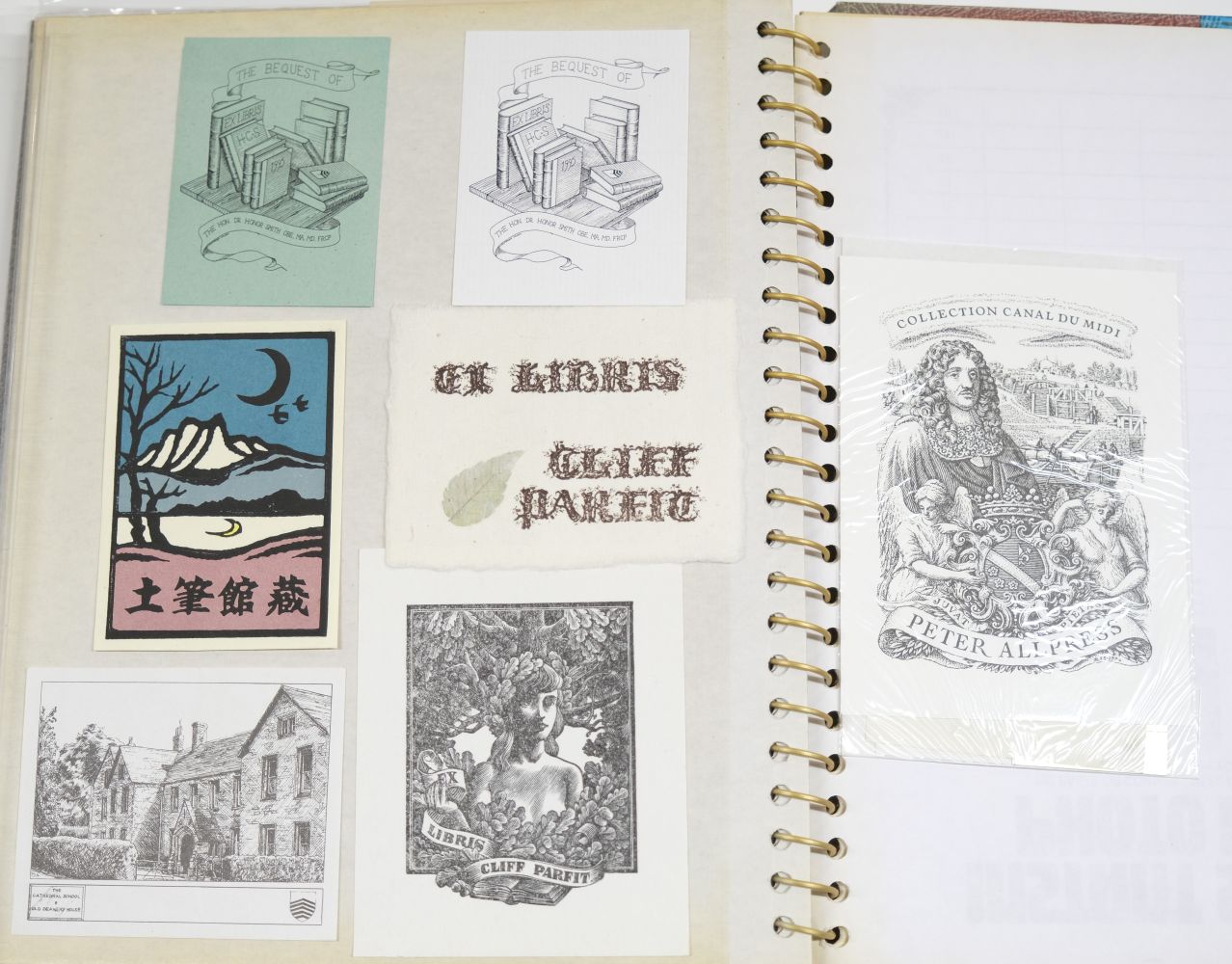Lot 329 - Bookplates. An album containing 57