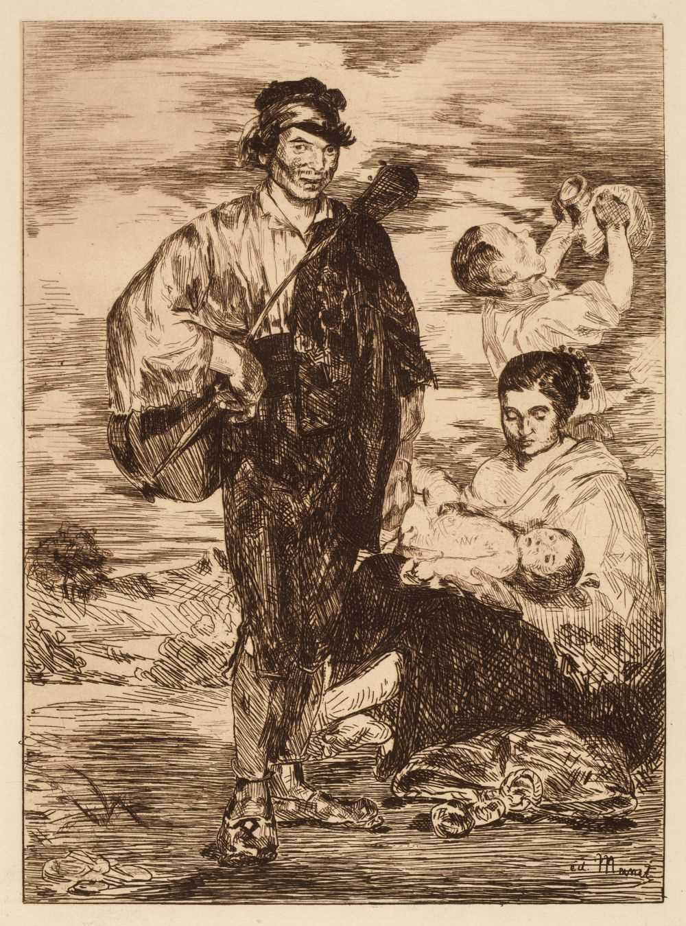 Lot 133 - Manet (Edouard, 1832-1883). The Gypsies (Les