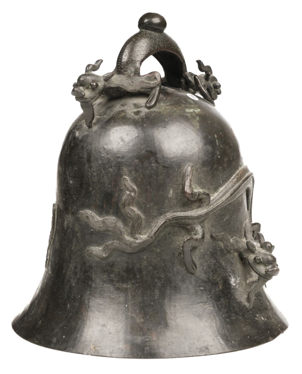 Lot 440 - Bell. A Chinese bronze temple bell, probably
