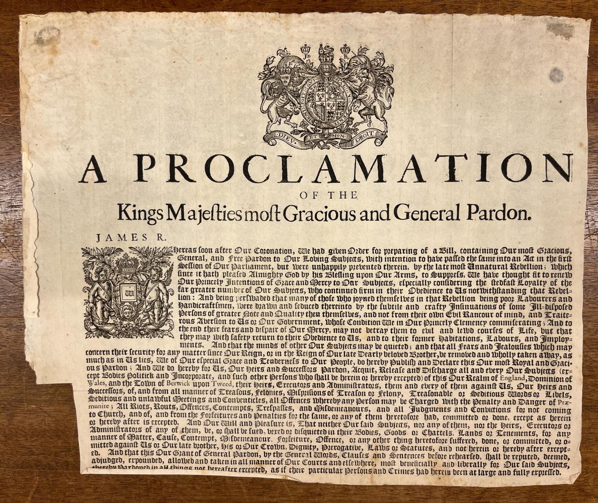Lot 261 - 1685 James II. A Proclamation of the Kings