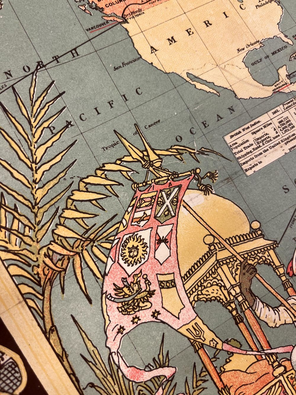 Lot 268 - 1886 World Map. Imperial Federation, Map of