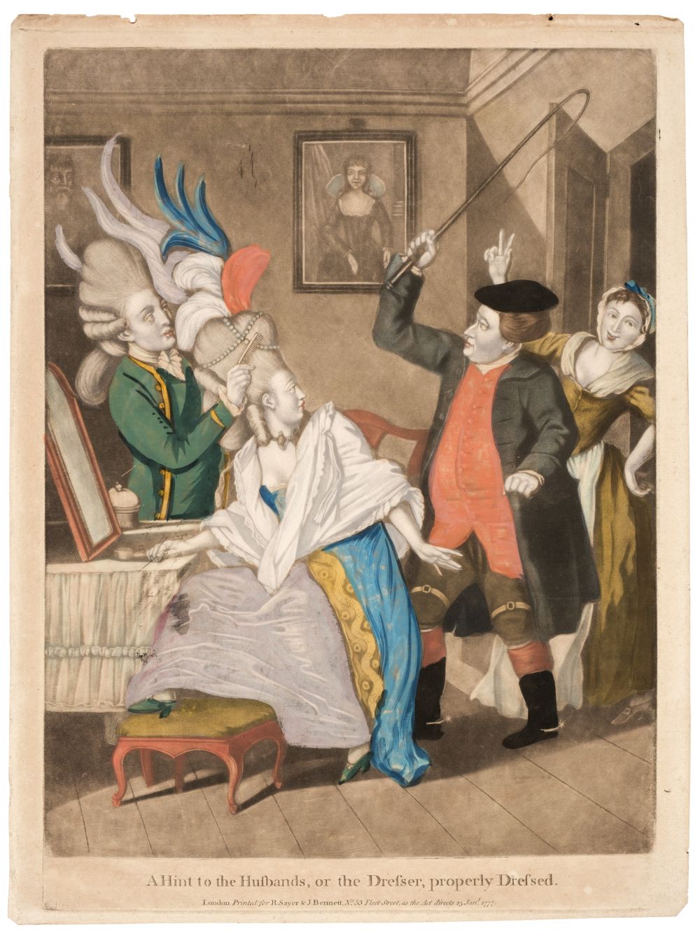 Lot 188 - Dawe (Philip, attrib.). A Hint to the