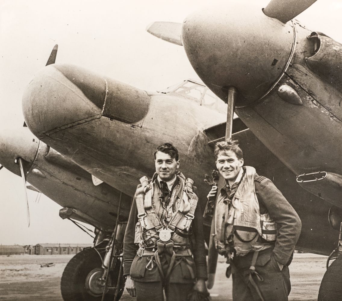 Lot 198 - WWII. DFC group of medals to Flt Lt J H