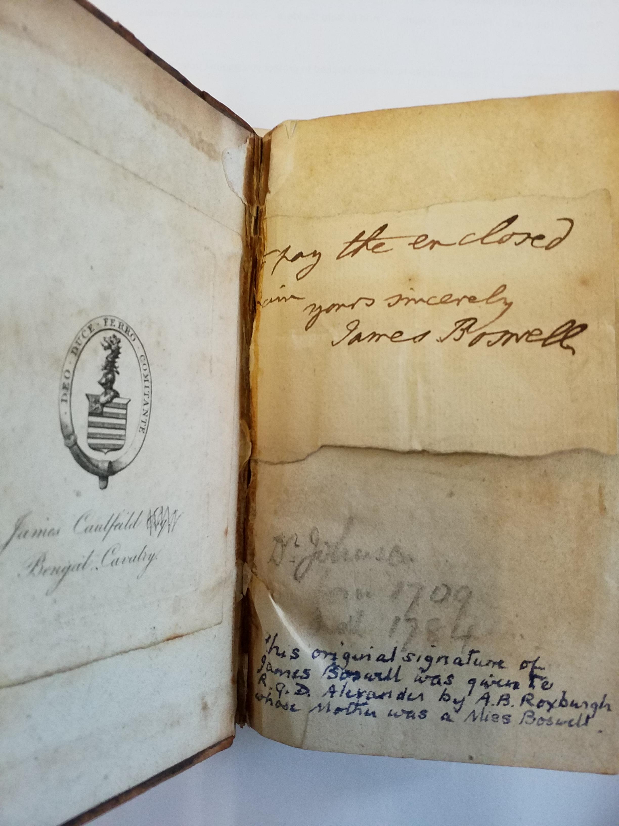 Lot 101 - Boswell (James, 1740-1795). The Works of