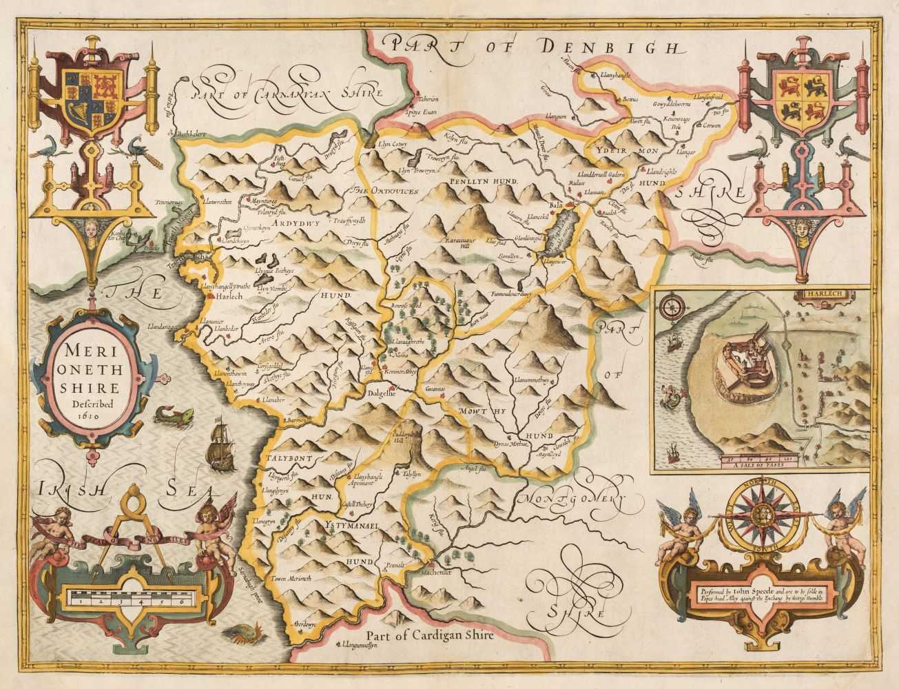 Lot 135 - Wales. Speed (John), Four county maps, [1627