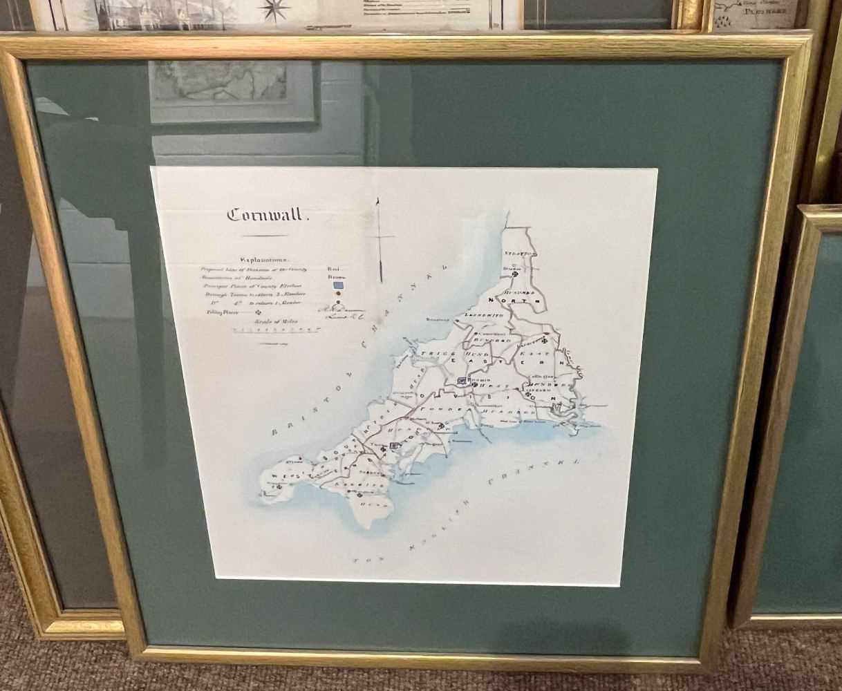 Lot 82 - British County Maps. A Collection of 40 maps,