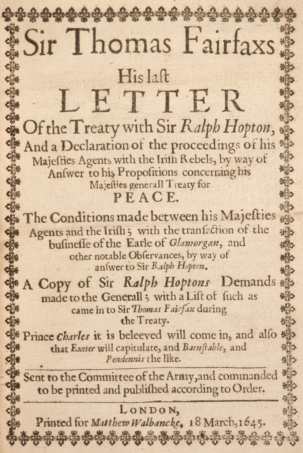 Lot 265 - Civil War. Sammelband of 19 pamphlets