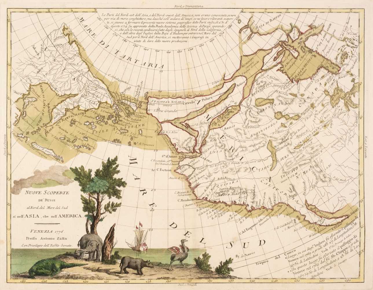 Lot 119 - Northern Pacific Ocean. Zatta (Antonio),
