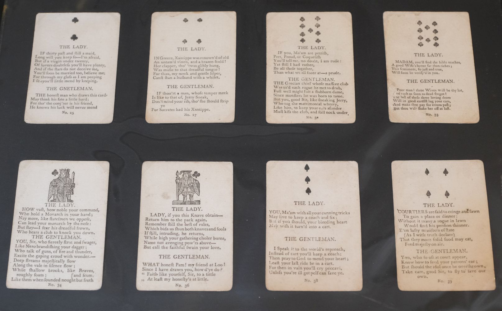 Lot 471 - English fortune telling pack. Love fortune