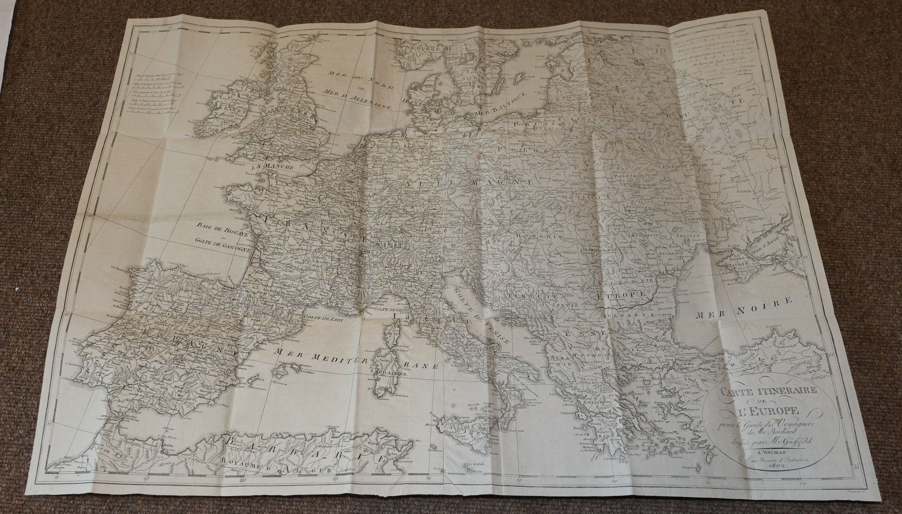 Lot 99 - Europe. Ten touring maps of European Cities