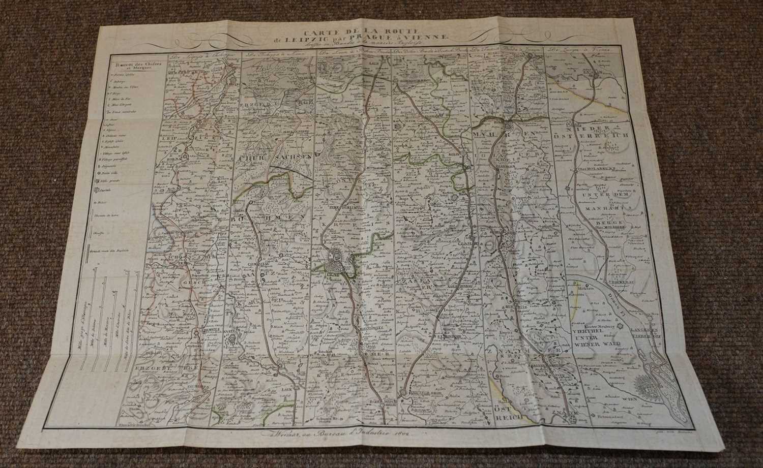 Lot 99 - Europe. Ten touring maps of European Cities