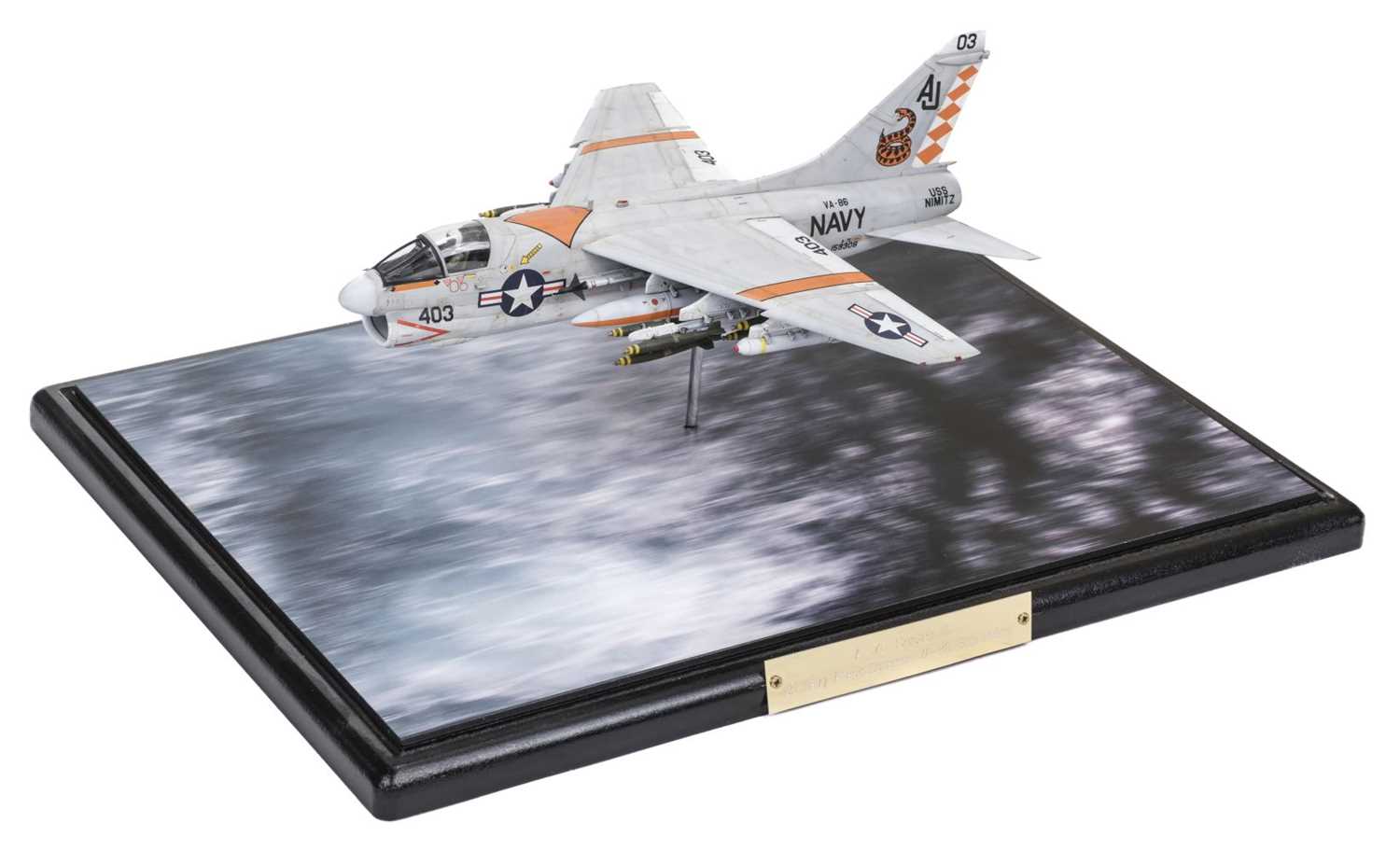Lot 165 - Aircraft Diorama. A-7E Corsair II US Navy